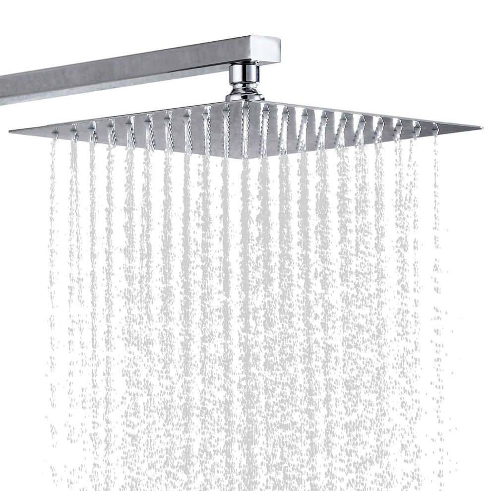 JOHO 304 Edelstahl Quadrat Regendusche Duschkopf Ecke Chrom – JOHO-EU